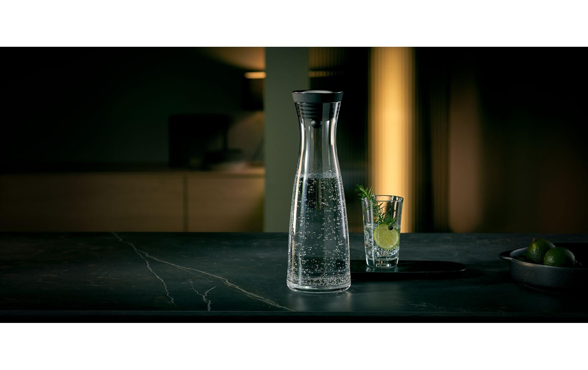 WMF Karaffe Basic 1 l, Schwarz/Transparent | 568424